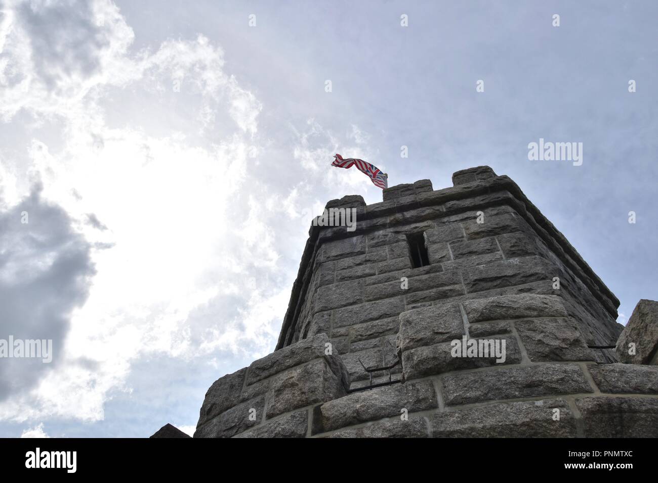 Prospect Hill Tower atop Prospect Hill near Union Square sporting an ...