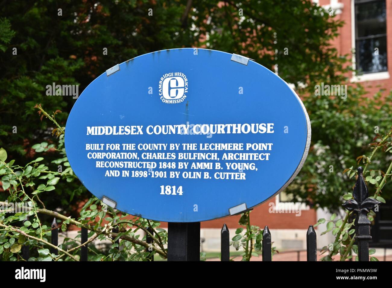 The Middlesex County Court Complex featuring Federal period work by ...