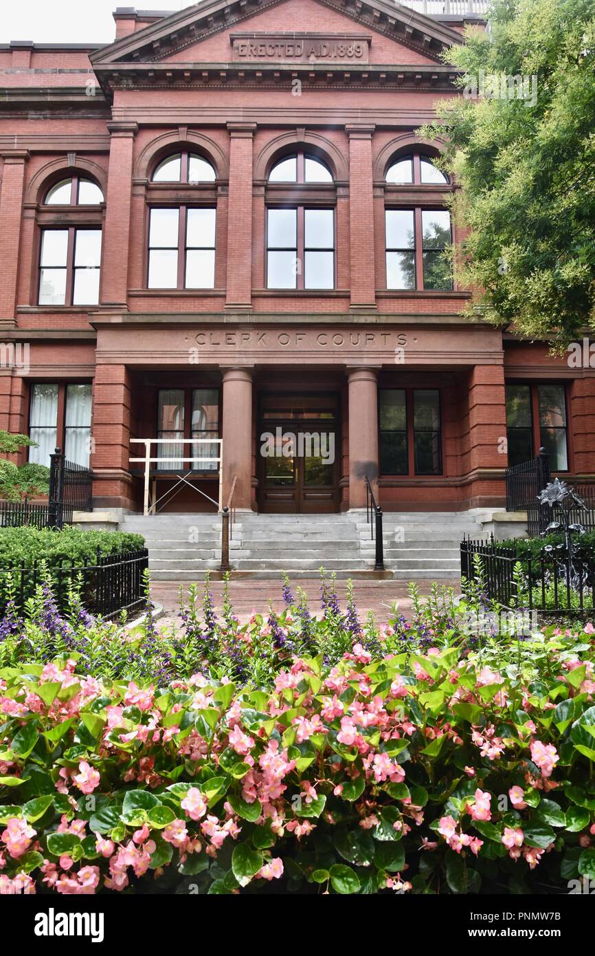 The Middlesex County Court Complex featuring Federal period work by ...