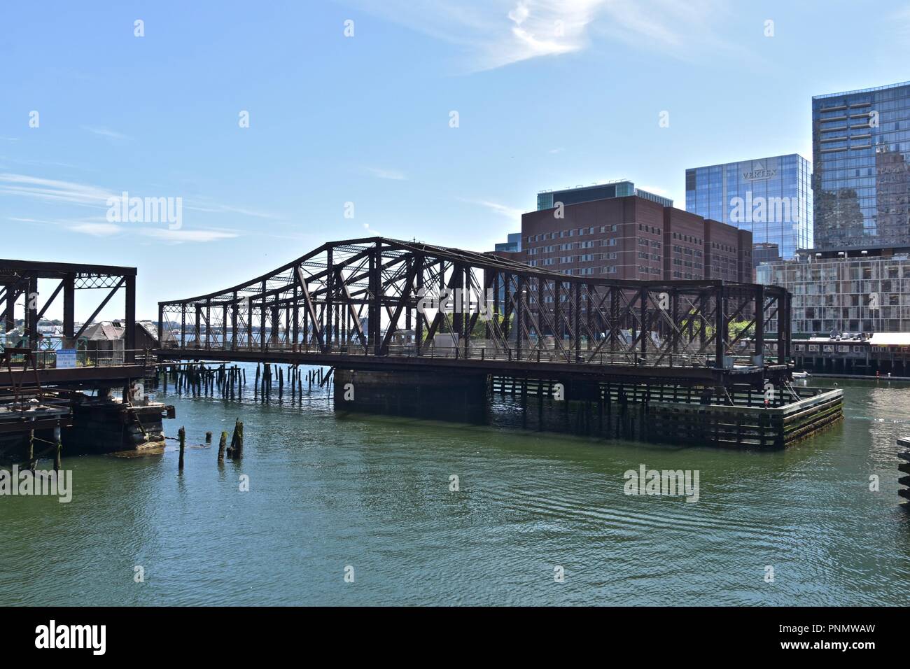 The North Washington street bridge, soon to be replaced by MassDOT ...
