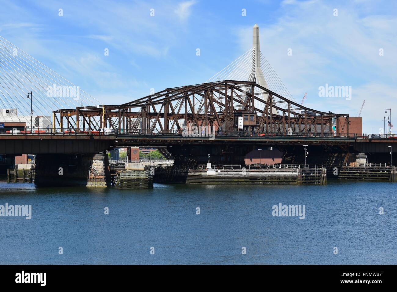 The North Washington street bridge, soon to be replaced by MassDOT ...