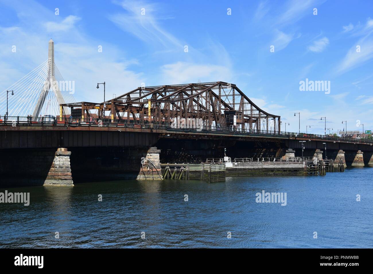 The North Washington street bridge, soon to be replaced by MassDOT ...