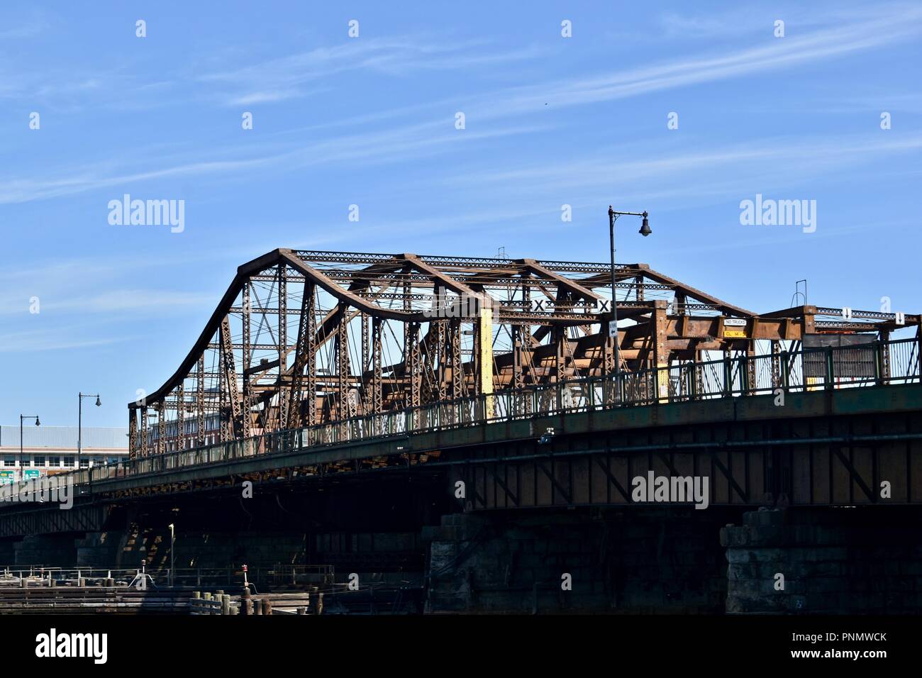 The North Washington street bridge, soon to be replaced by MassDOT ...