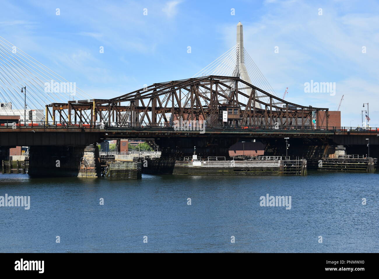 The North Washington street bridge, soon to be replaced by MassDOT ...