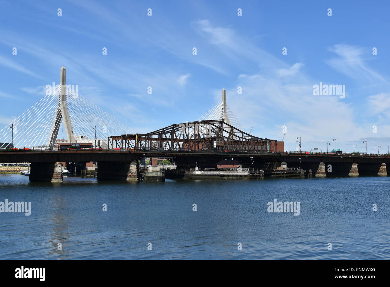 The North Washington street bridge, soon to be replaced by MassDOT ...