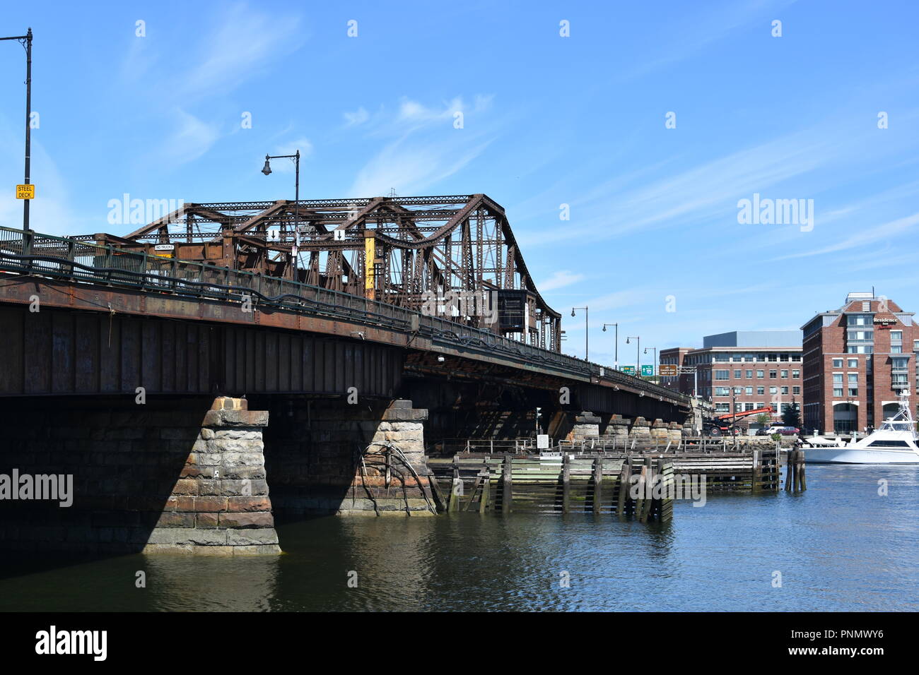 The North Washington street bridge, soon to be replaced by MassDOT ...