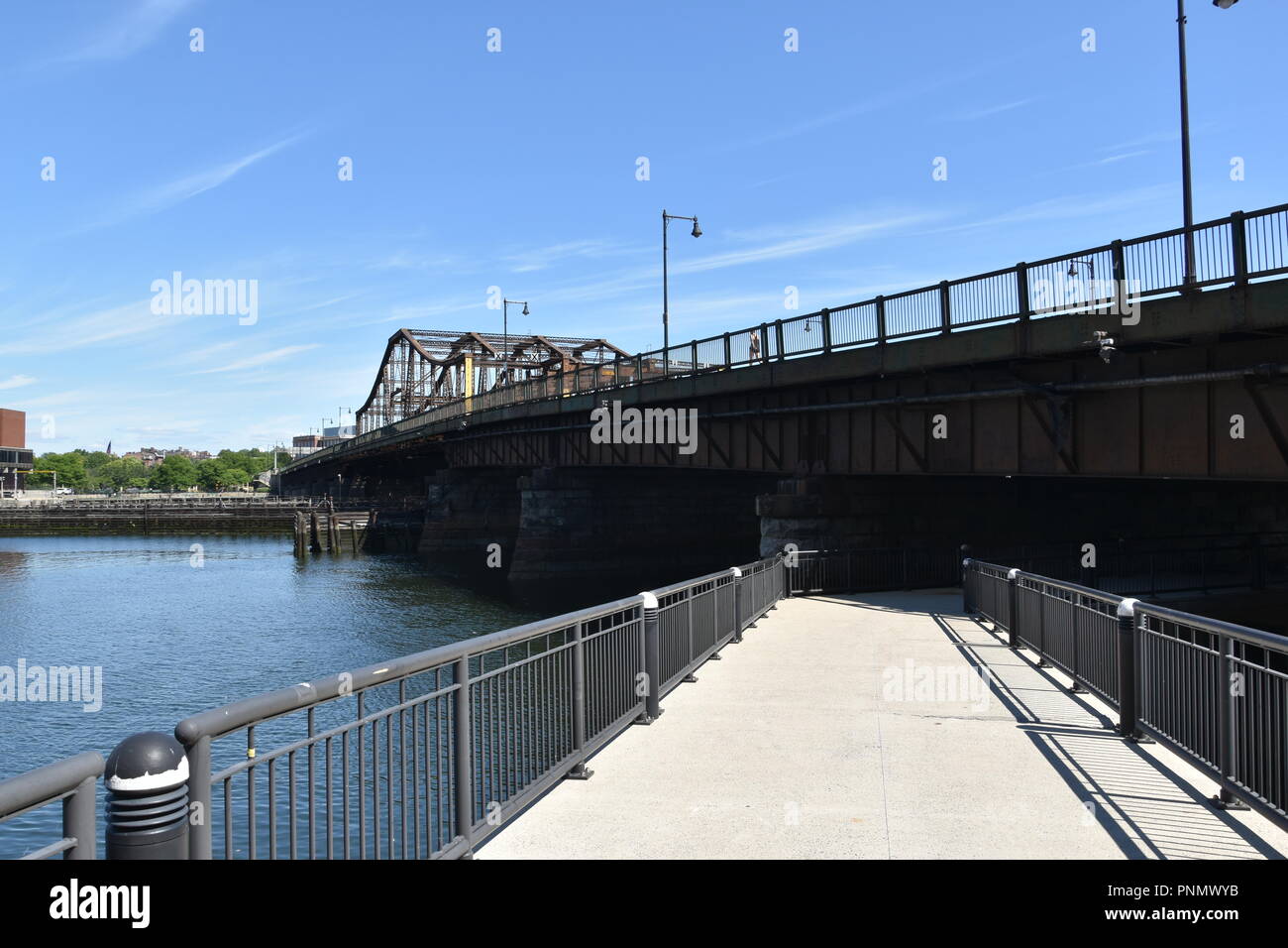The North Washington street bridge, soon to be replaced by MassDOT ...