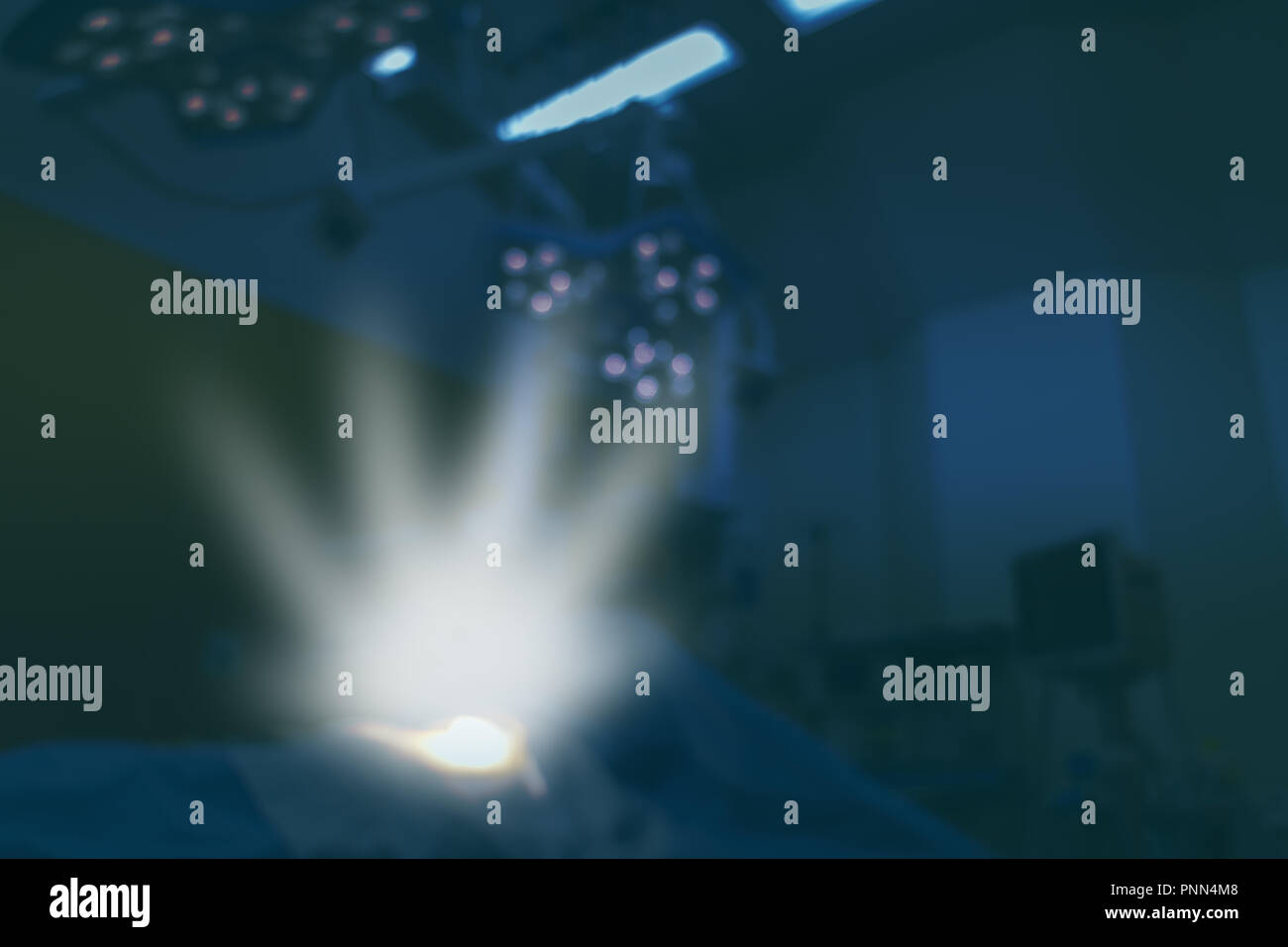 smart health medical concept, the hope lighting on the operation room ...