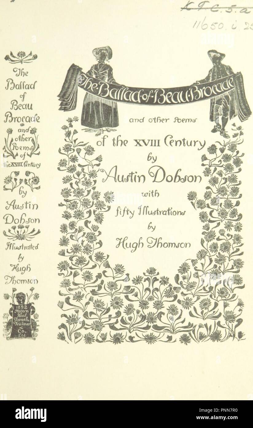 Image from page 5 of 'The Ballad of Beau Brocade and other poems of the ...