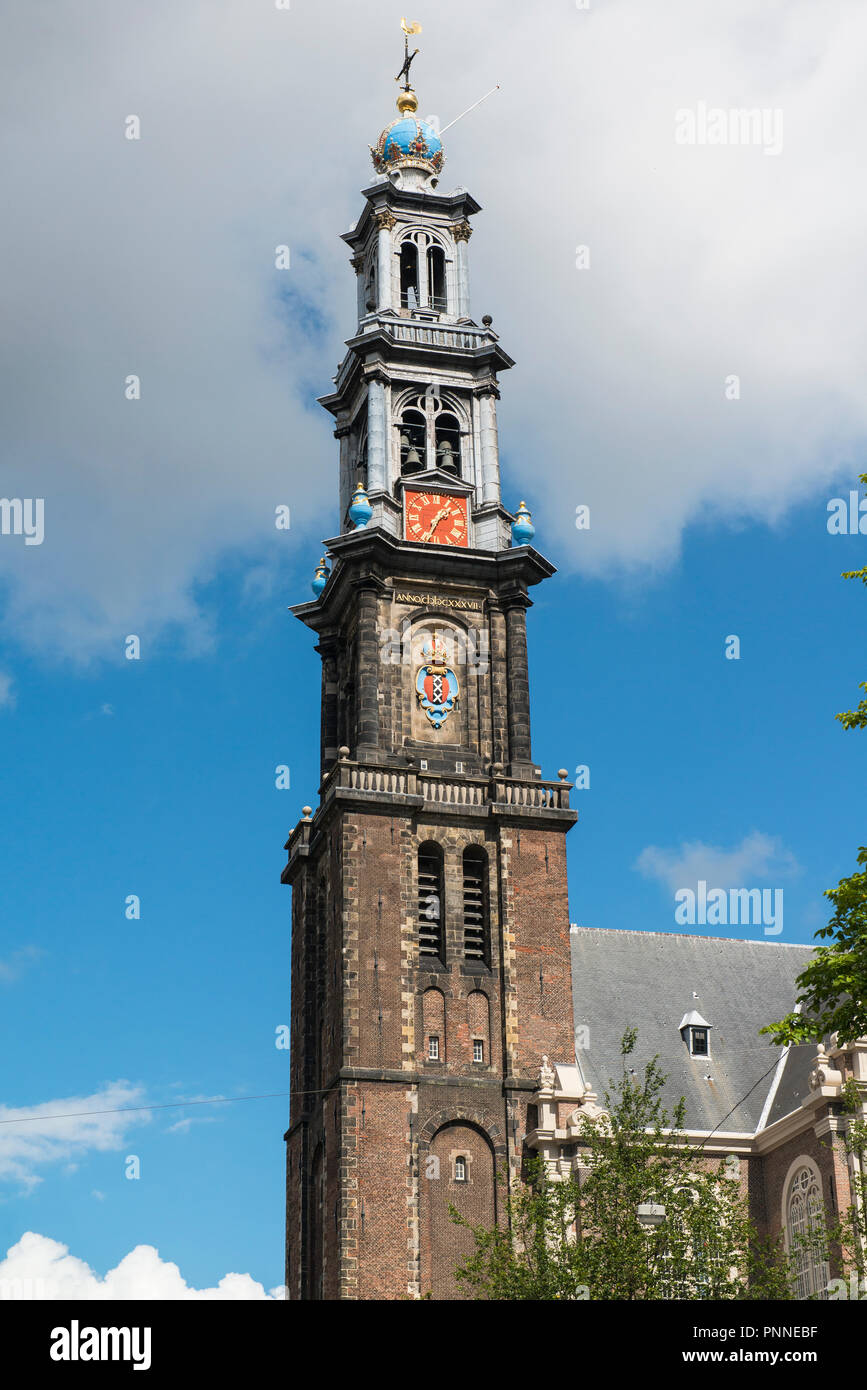 Westerkerk (The Western Church ) - the biggest church in Amsterdam ...