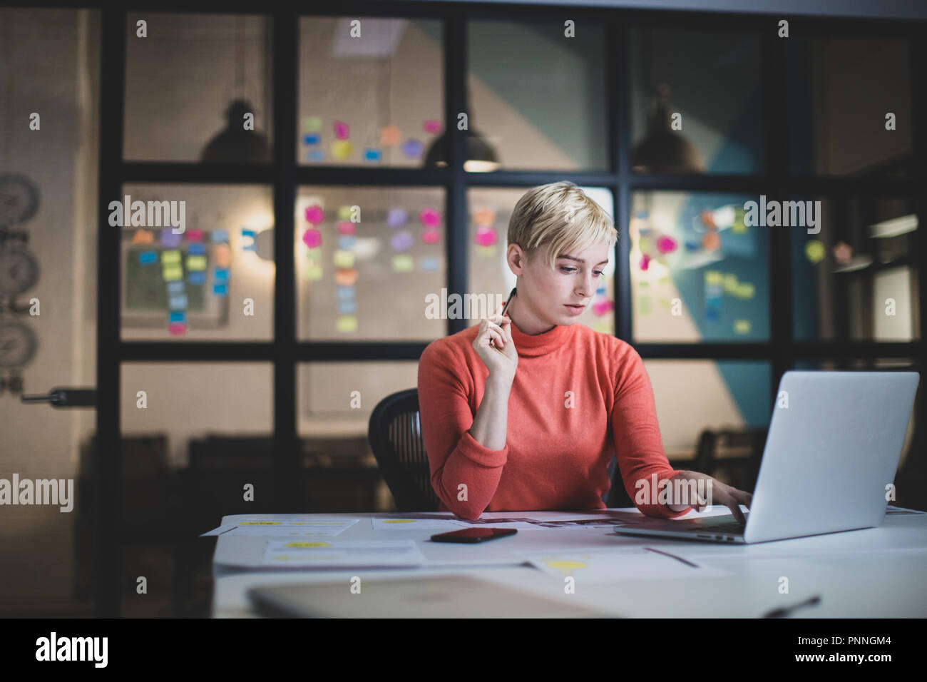 Adult working hi-res stock photography and images - Alamy