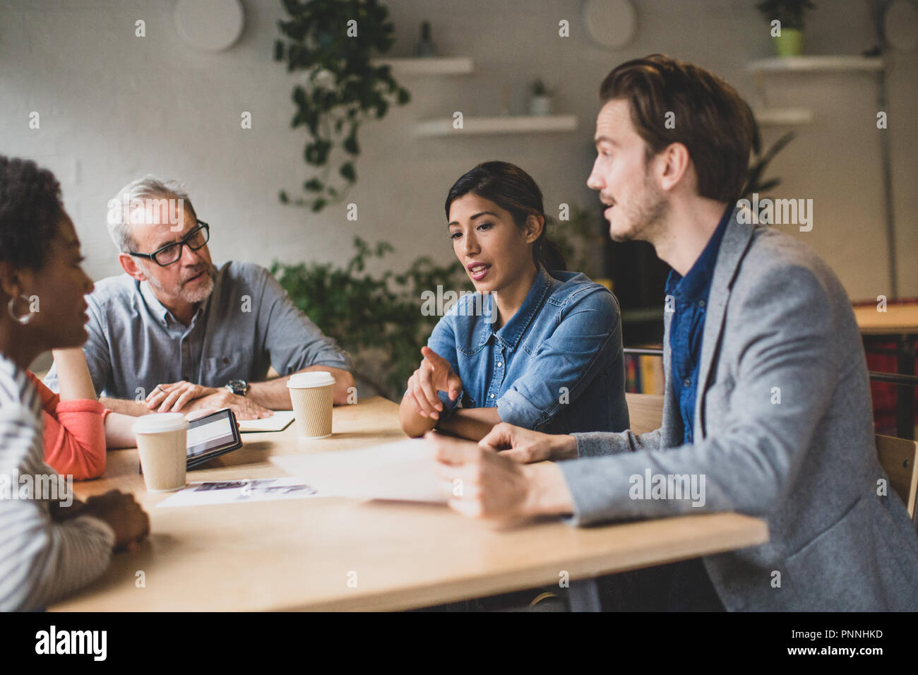 Group planning meeting hi-res stock photography and images - Alamy