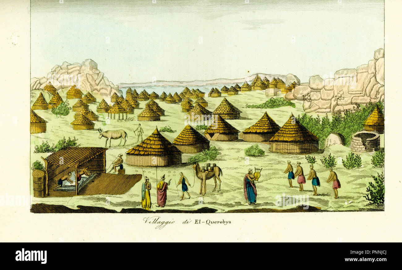 Village of El Querebya (El Querebyn) under the Funj Kingdom of Sennar ...