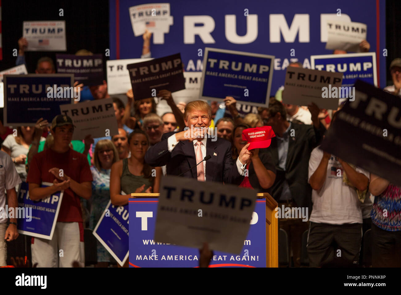 President Donald Trump Stock Photo - Alamy