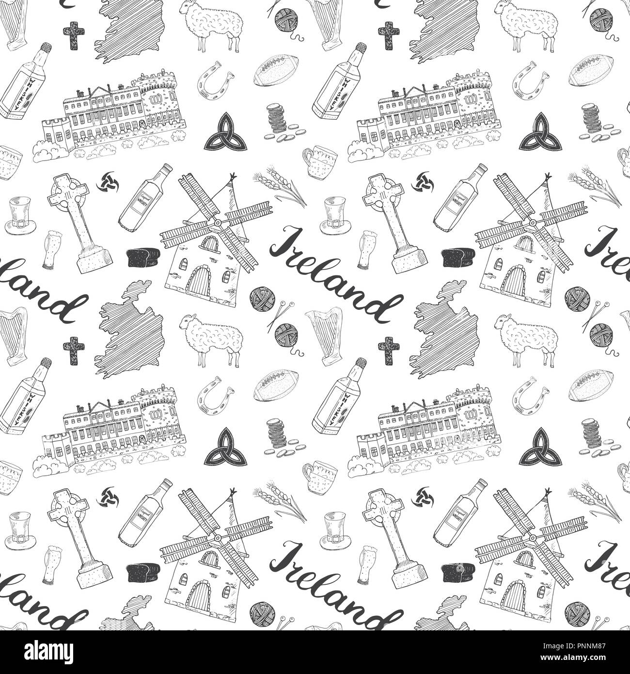 Irish mill Stock Vector Images - Alamy