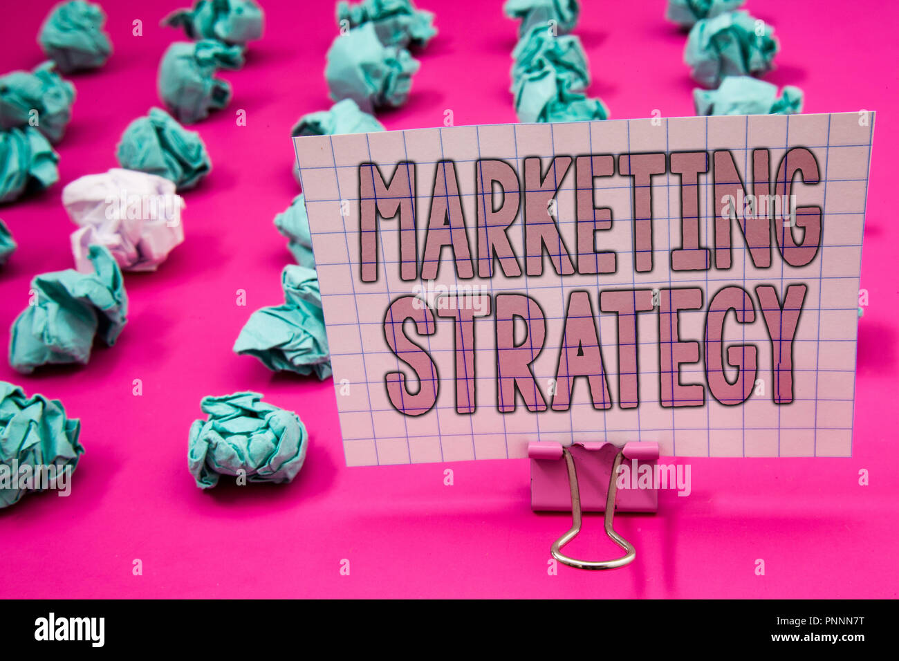 Conceptual hand writing showing Marketing Strategy. Business photo ...