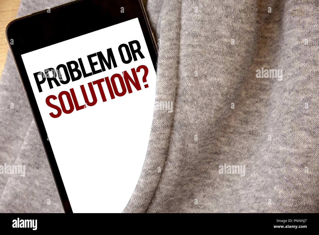 Handwriting Text Writing Problem Or Solution Question Concept Meaning Think Solve Analysis