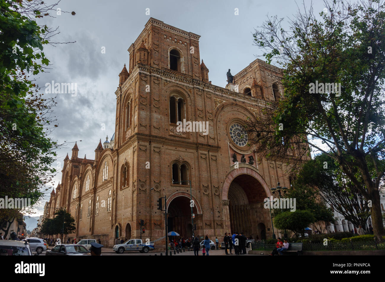 church in cuenca, ecuador Stock Photo - Alamy