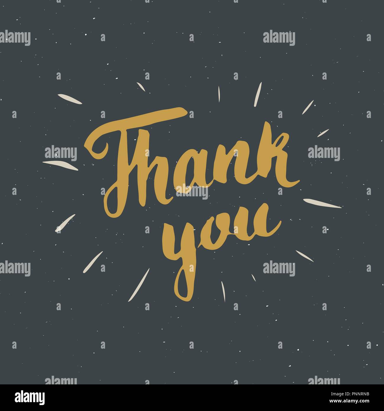 Textured thank you card Stock Vector Images - Alamy