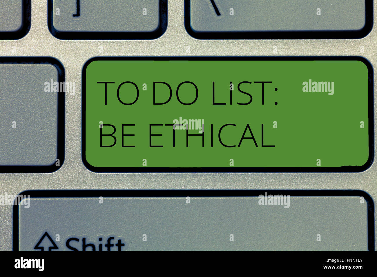 Writing note showing To Do List Be Ethical. Business photo showcasing ...