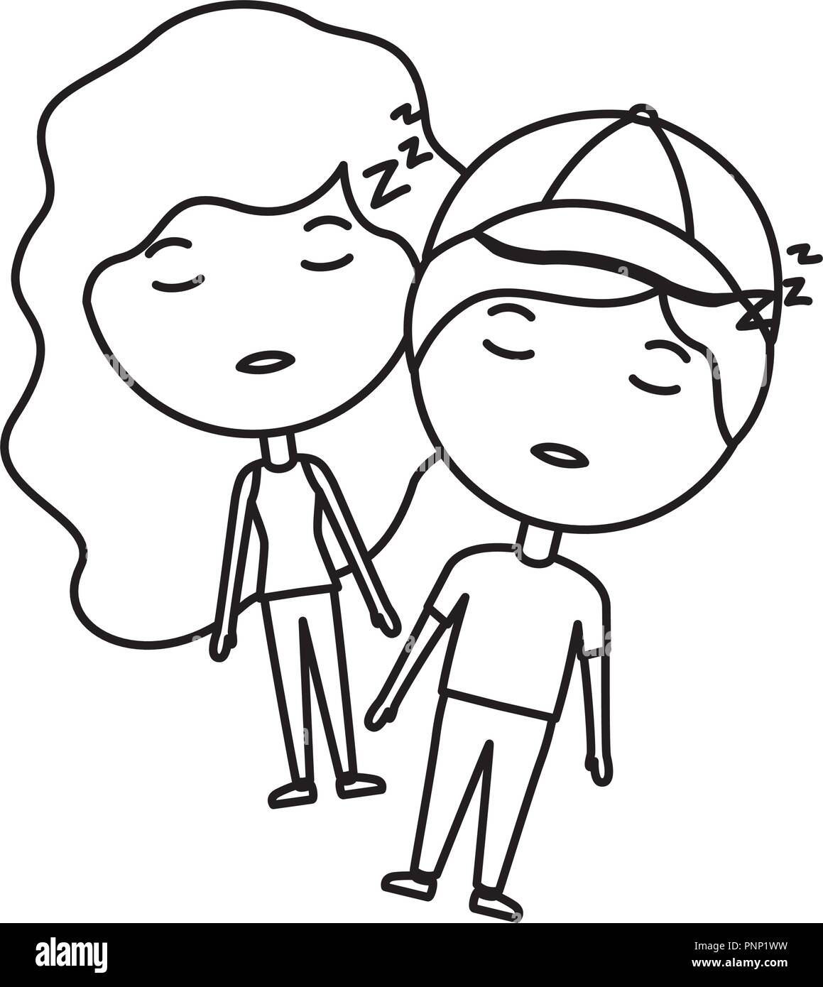 Tired couple Black and White Stock Photos & Images - Alamy