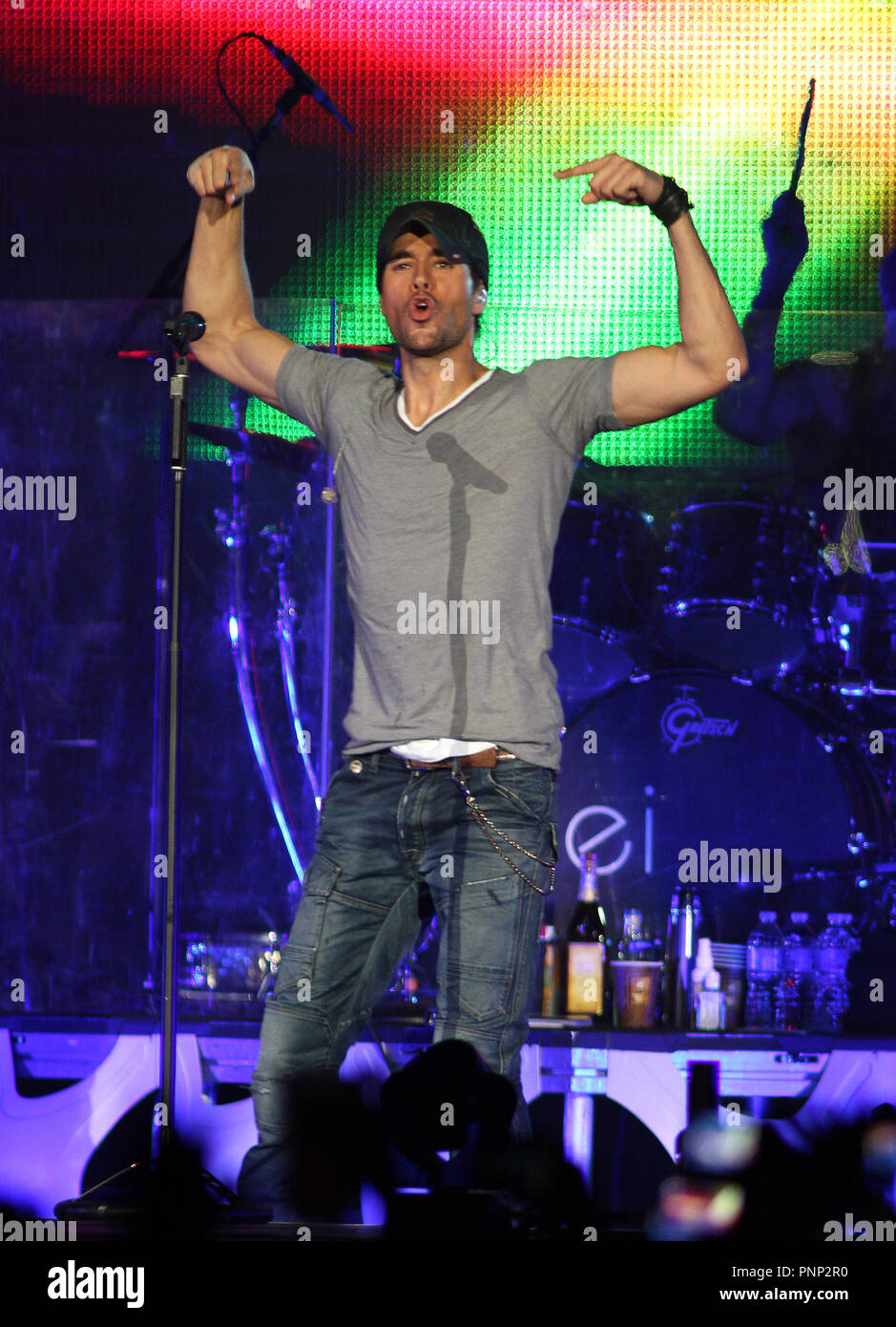 Enrique Iglesias performs in concert at the American Airlines Arena in ...