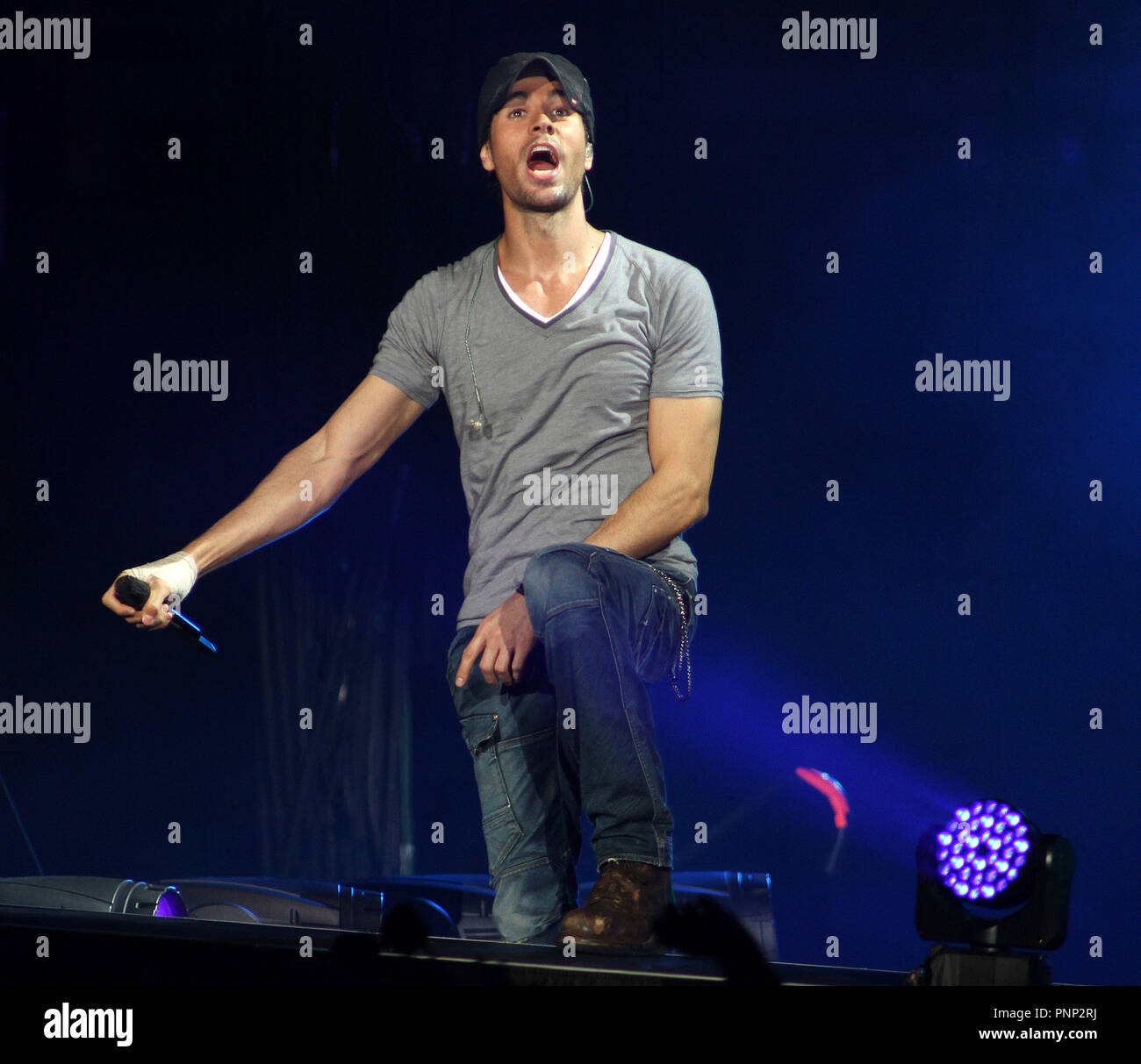 Enrique Iglesias performs in concert at the American Airlines Arena in ...