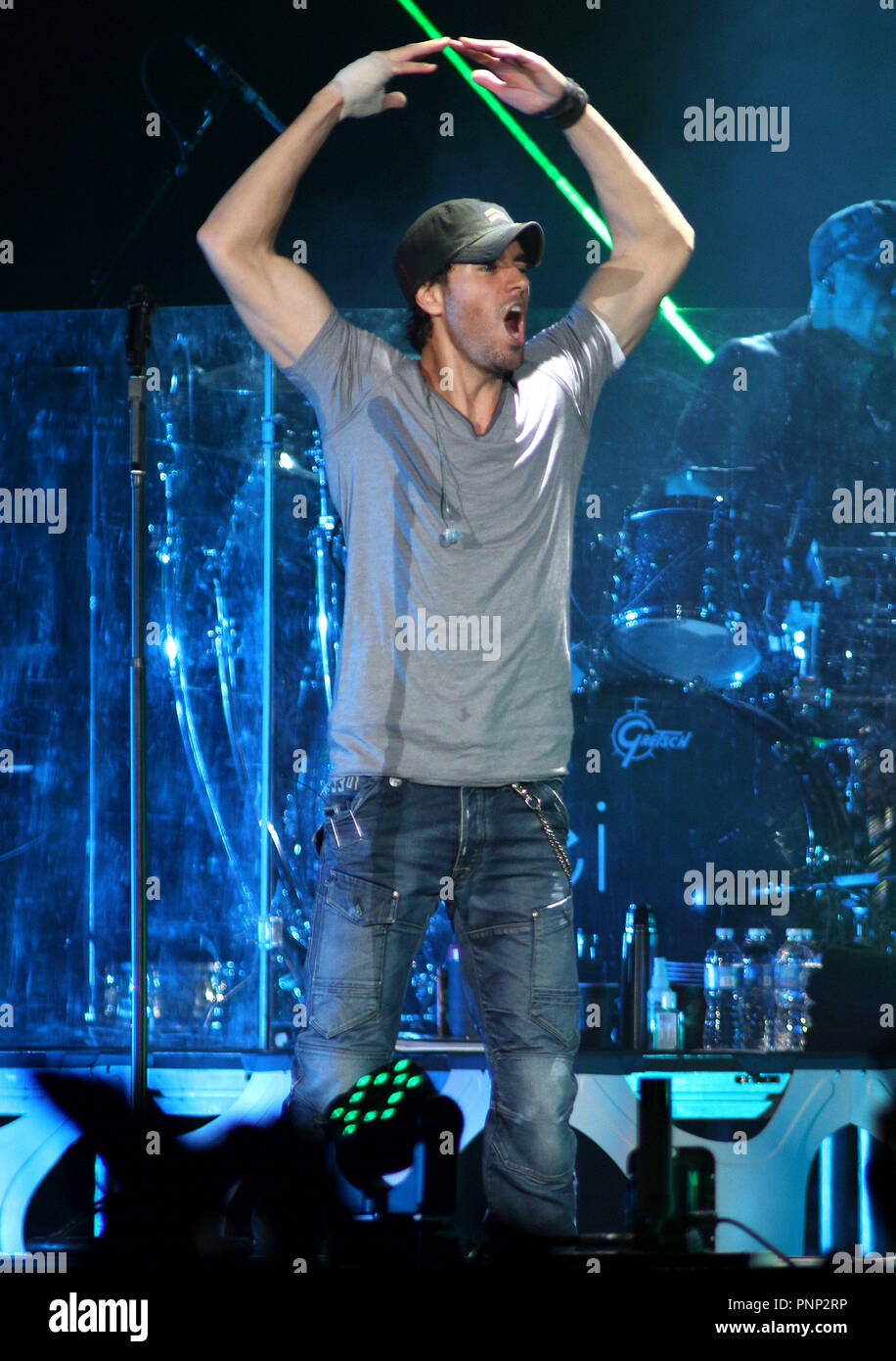 Enrique Iglesias performs in concert at the American Airlines Arena in ...