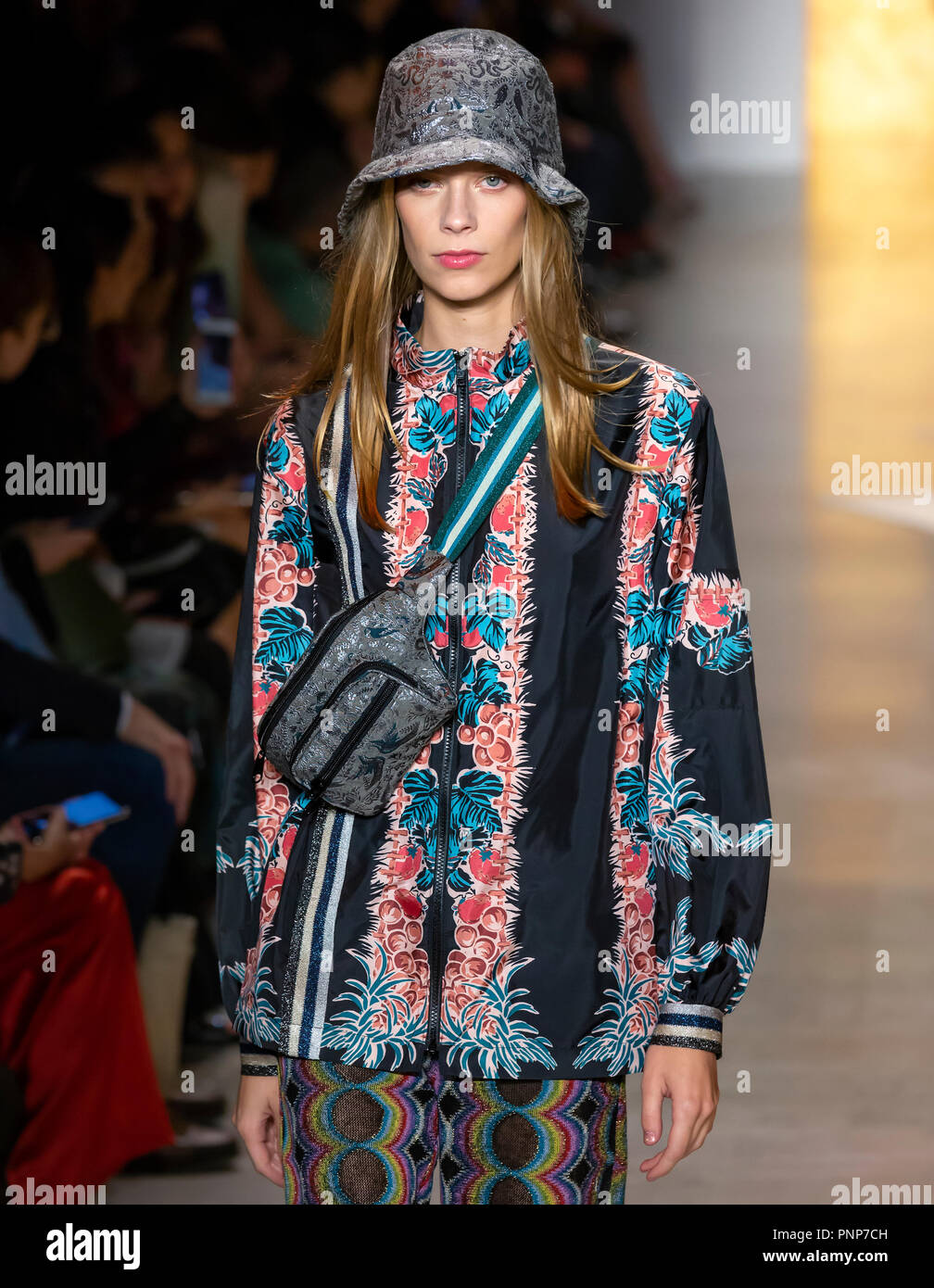 NEW YORK, NY - September 10, 2018: Lexi Boling walks the runway at the ...
