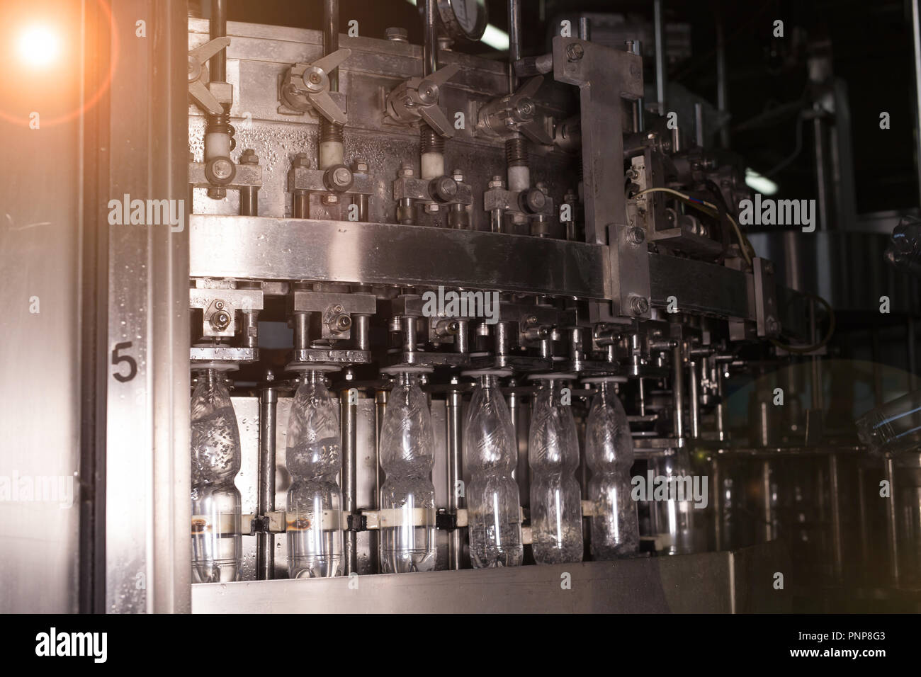 Water bottling line for processing and bottling pure mineral water into ...