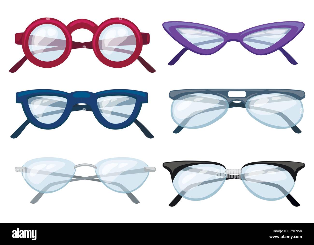 Black rim glasses icon hi-res stock photography and images - Alamy