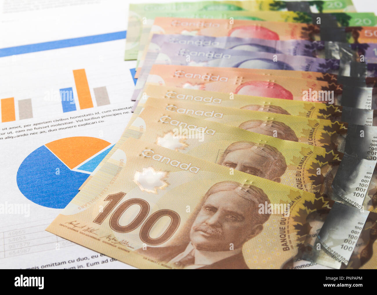Canadian money concept growth hi-res stock photography and images - Alamy