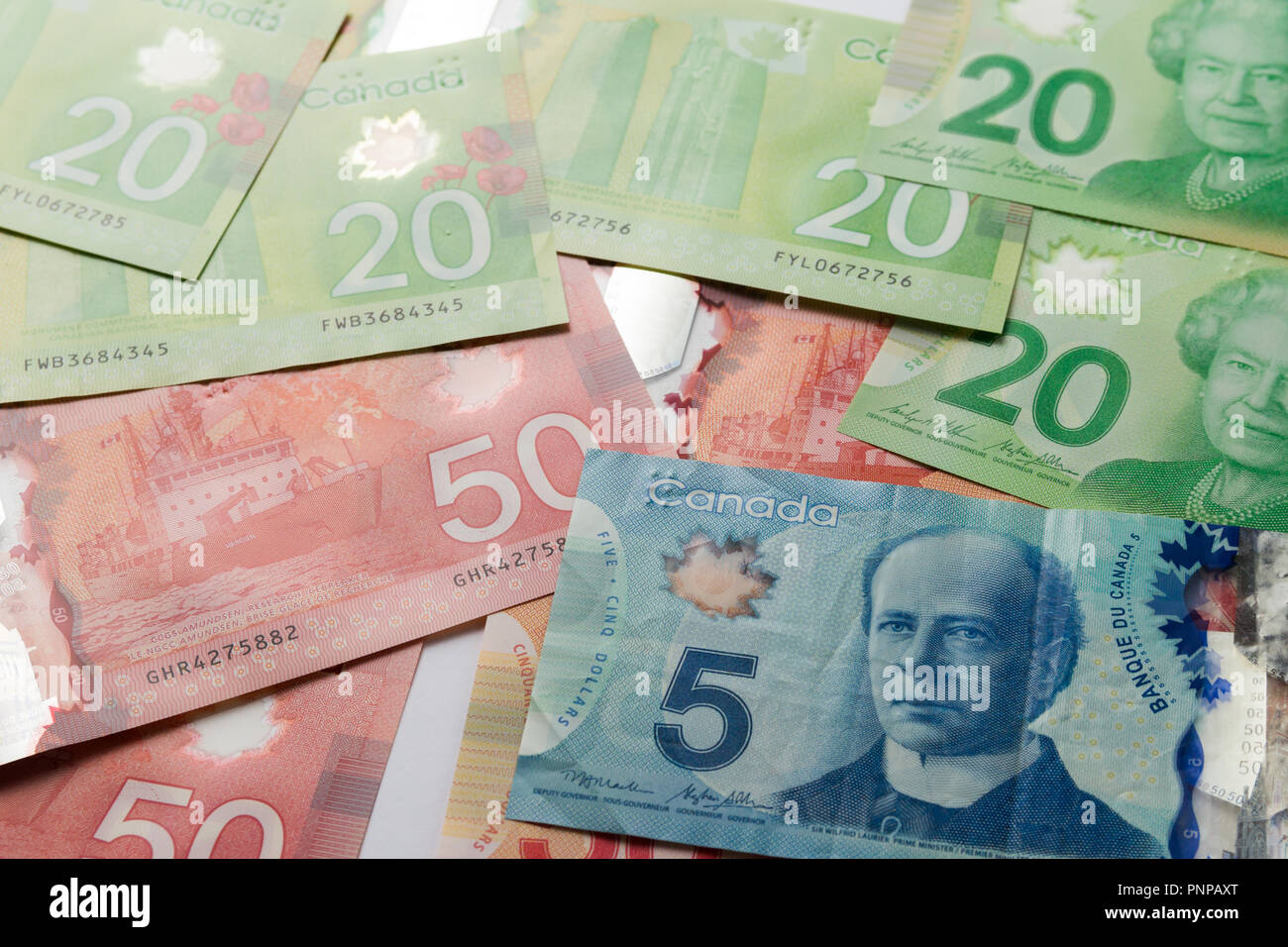 Canadian Dollar Bills High Resolution Stock Photography and Images - Alamy
