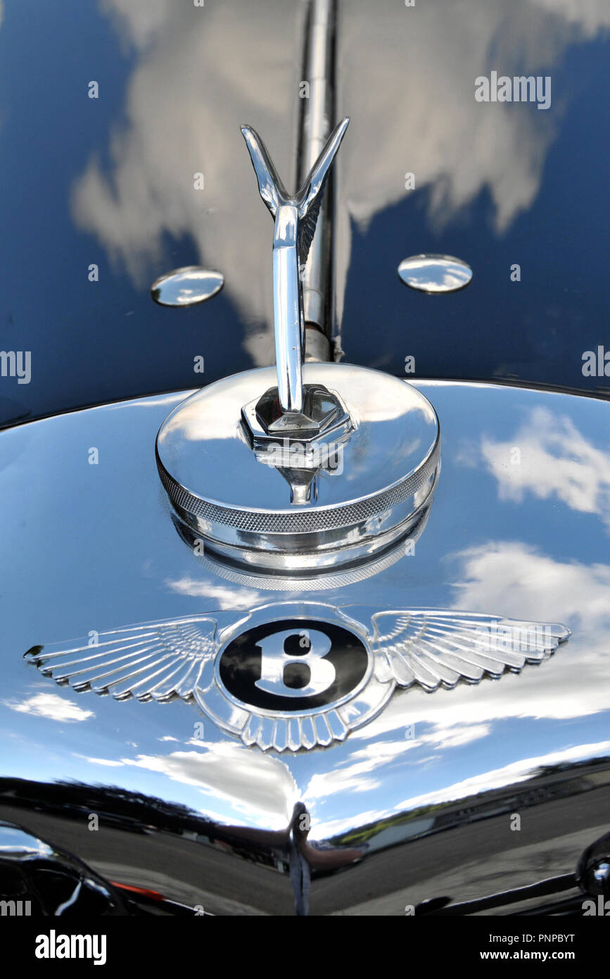 Close up bentley logo on hi-res stock photography and images - Alamy