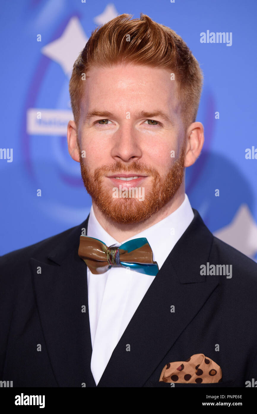 London, UK. 21st Set 2018. Neil Jones at the National Lottery Awards ...