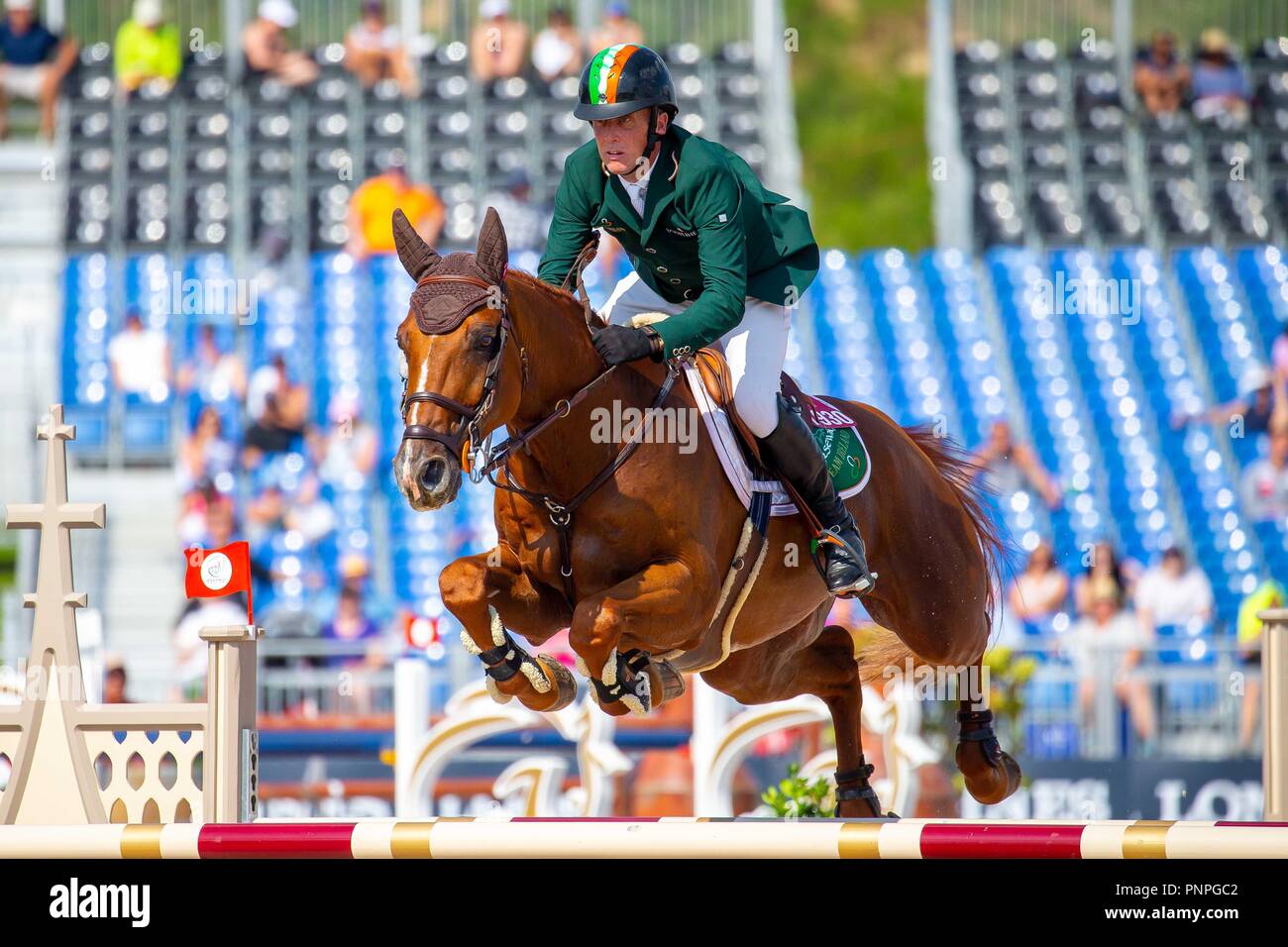 North Carolina, USA. 21st Sept 2018. Shane Breen riding Ipswich van de ...