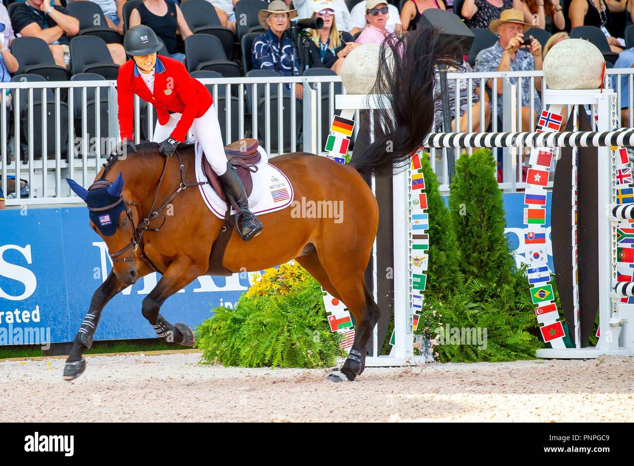 North Carolina, USA. 21st Sept 2018. Team Gold. Adrienne Sternlicht ...