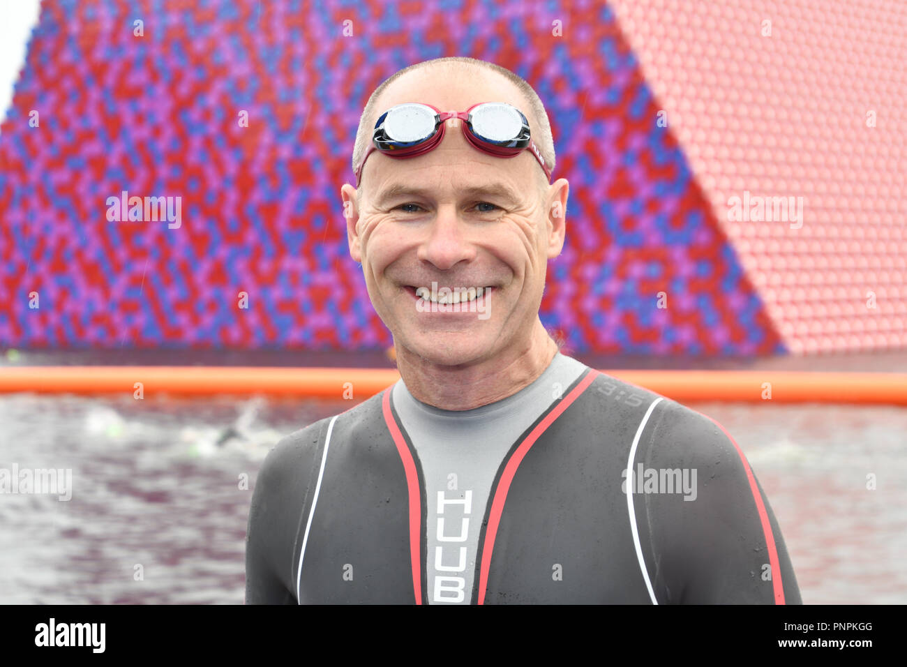Hugh Brasher participle Swim Serpentine 2018, London, UK. 22 September ...