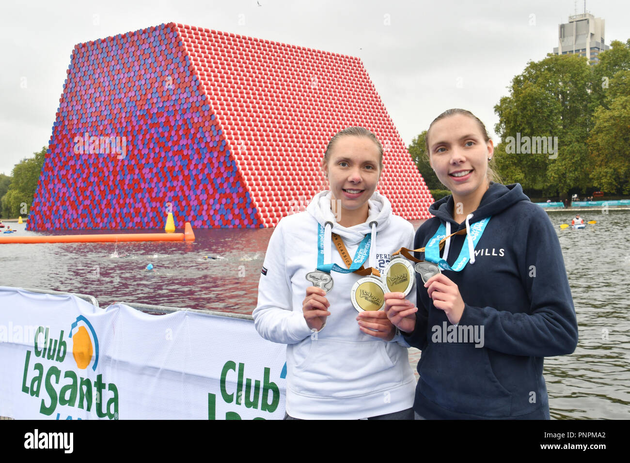 Katherine Gray,Katrina Gray is a Twin sister receive a medal Swim ...