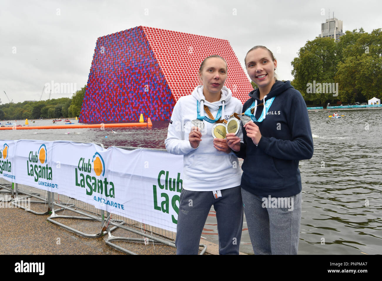 Katherine Gray,Katrina Gray is a Twin sister receive a medal Swim ...