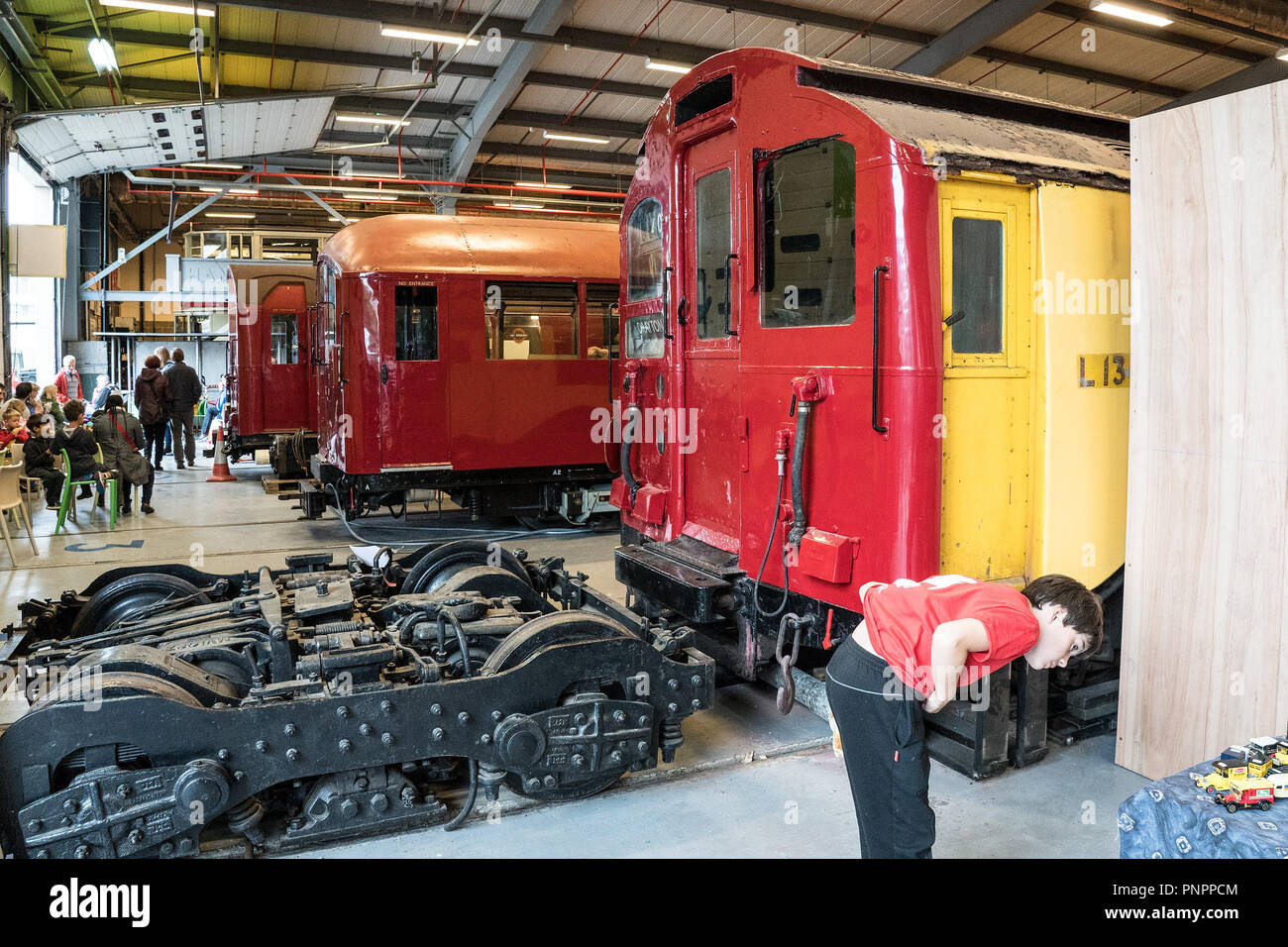 Scenes from the London Transport Museum Depot, which opens its doors to ...