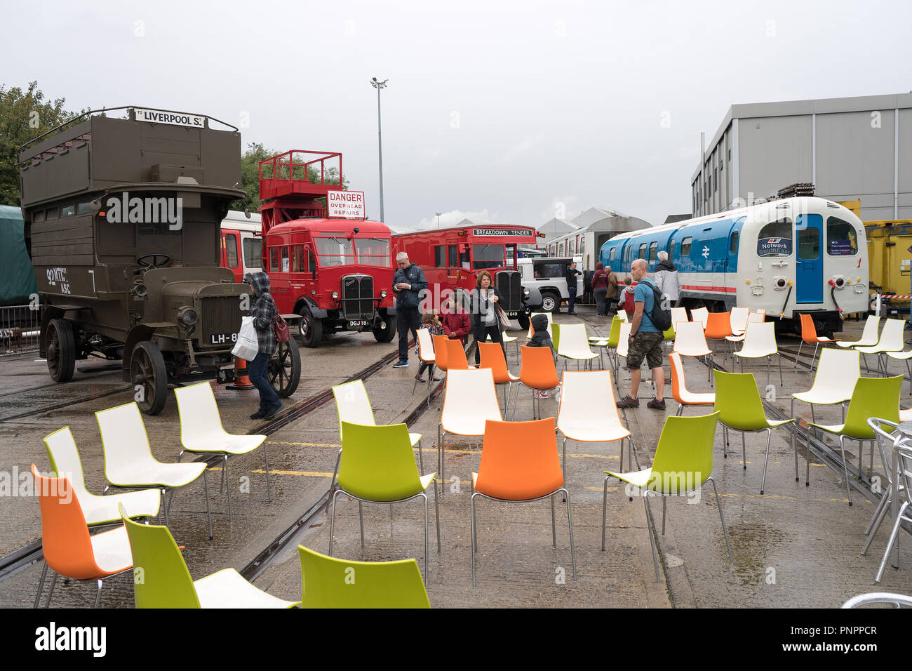 Scenes from the London Transport Museum Depot, which opens its doors to ...