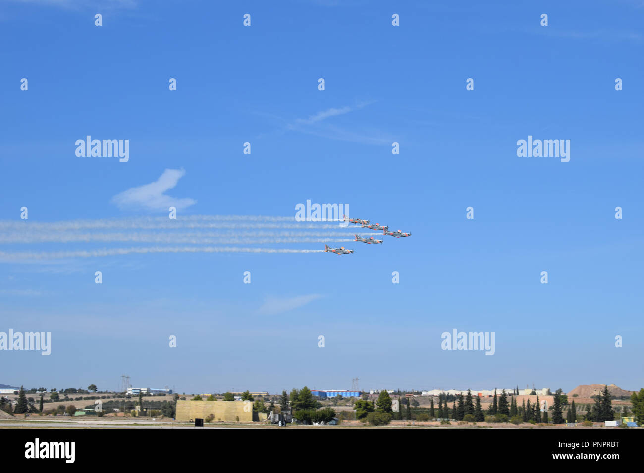 Athens, Greece, 22th September, 2018. Polish Air Force, Aerobatic team ...