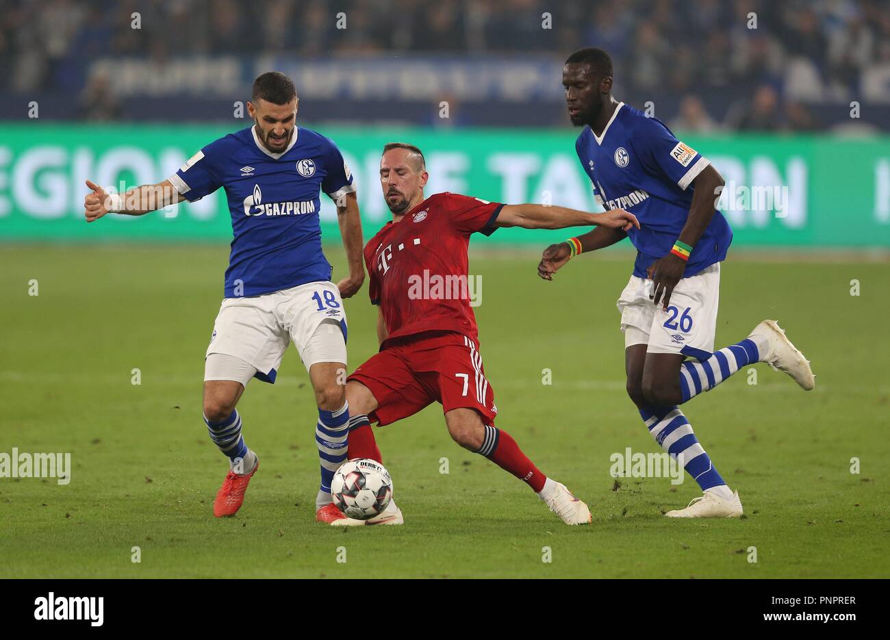 Gelsenkirchen, Deutschland. 22nd Sep, 2018. firo: 22.09.2018, Football ...