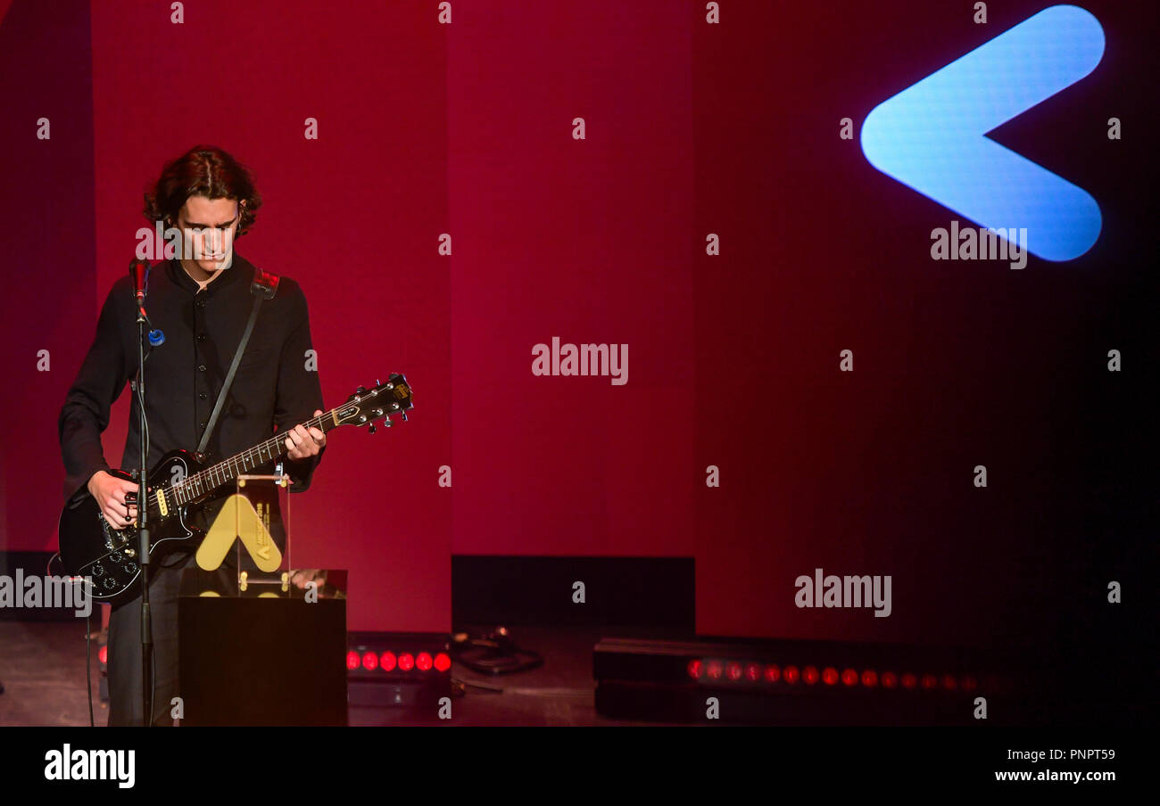 22 September 2018, Hamburg: Tamino, Belgian singer and composer, on ...