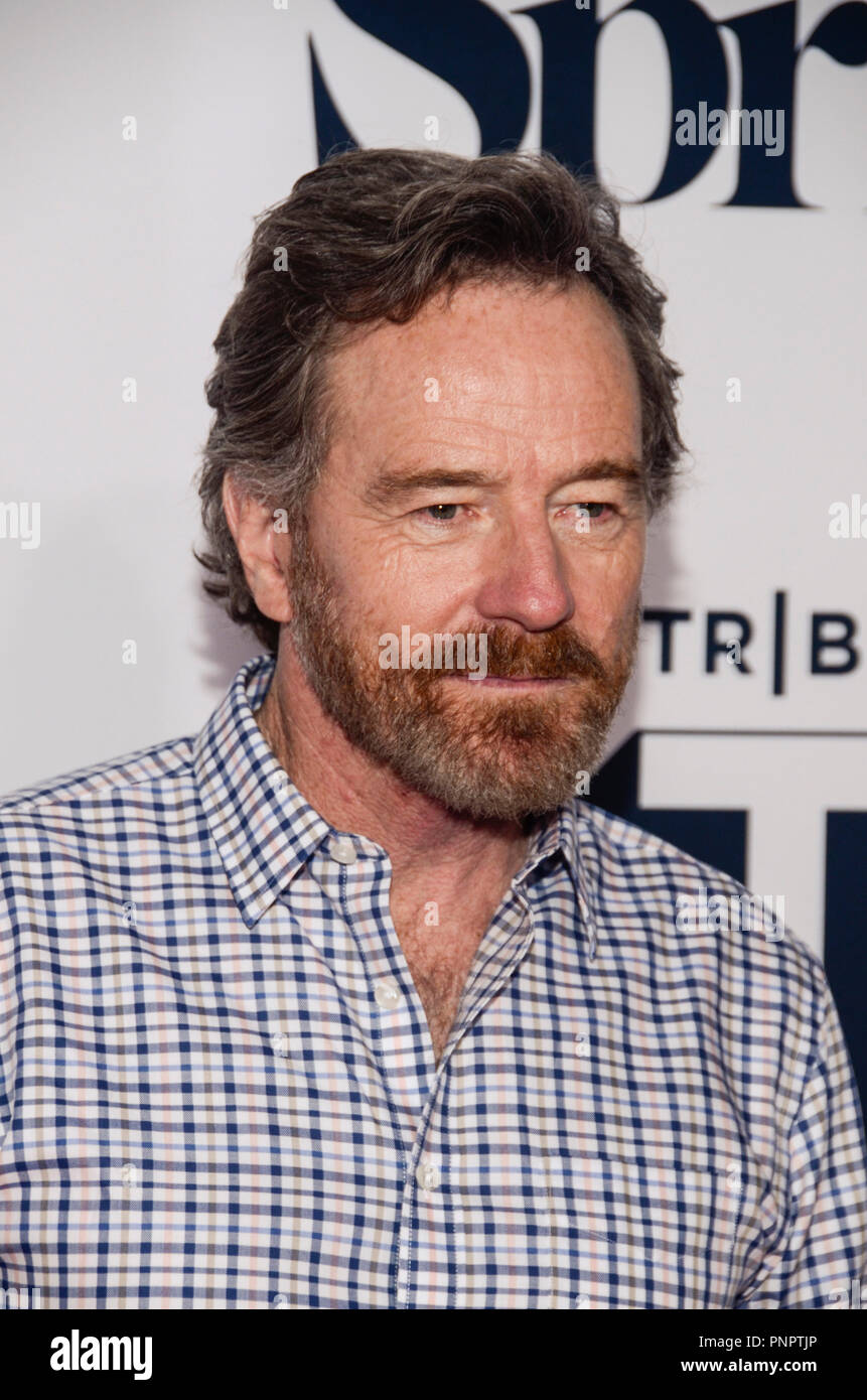 New York, NY, USA. 22nd Sep, 2018. Brian Cranston at the Tribeca TV ...