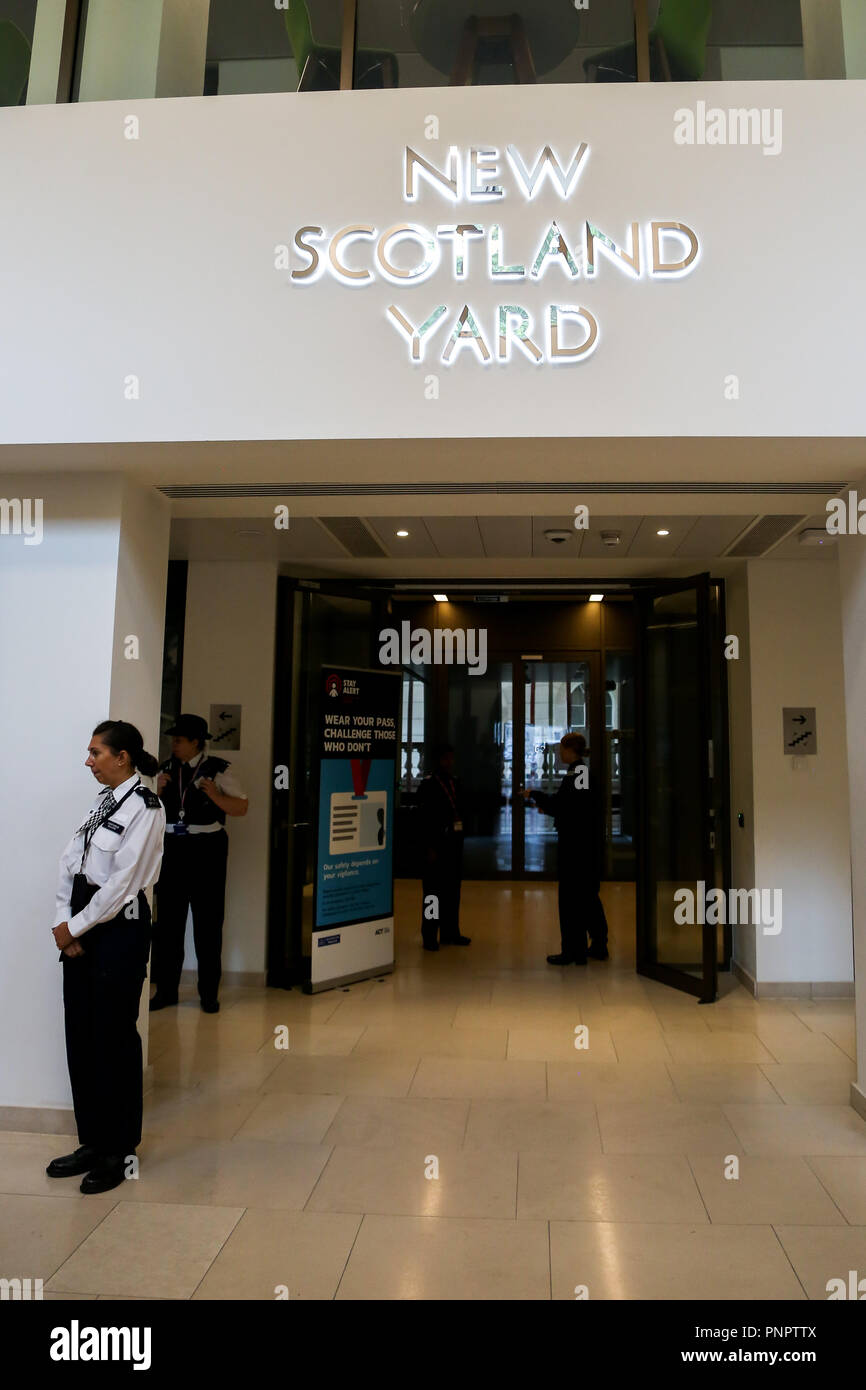 London, UK. 22 September 2018. Inside the building on Victoria ...