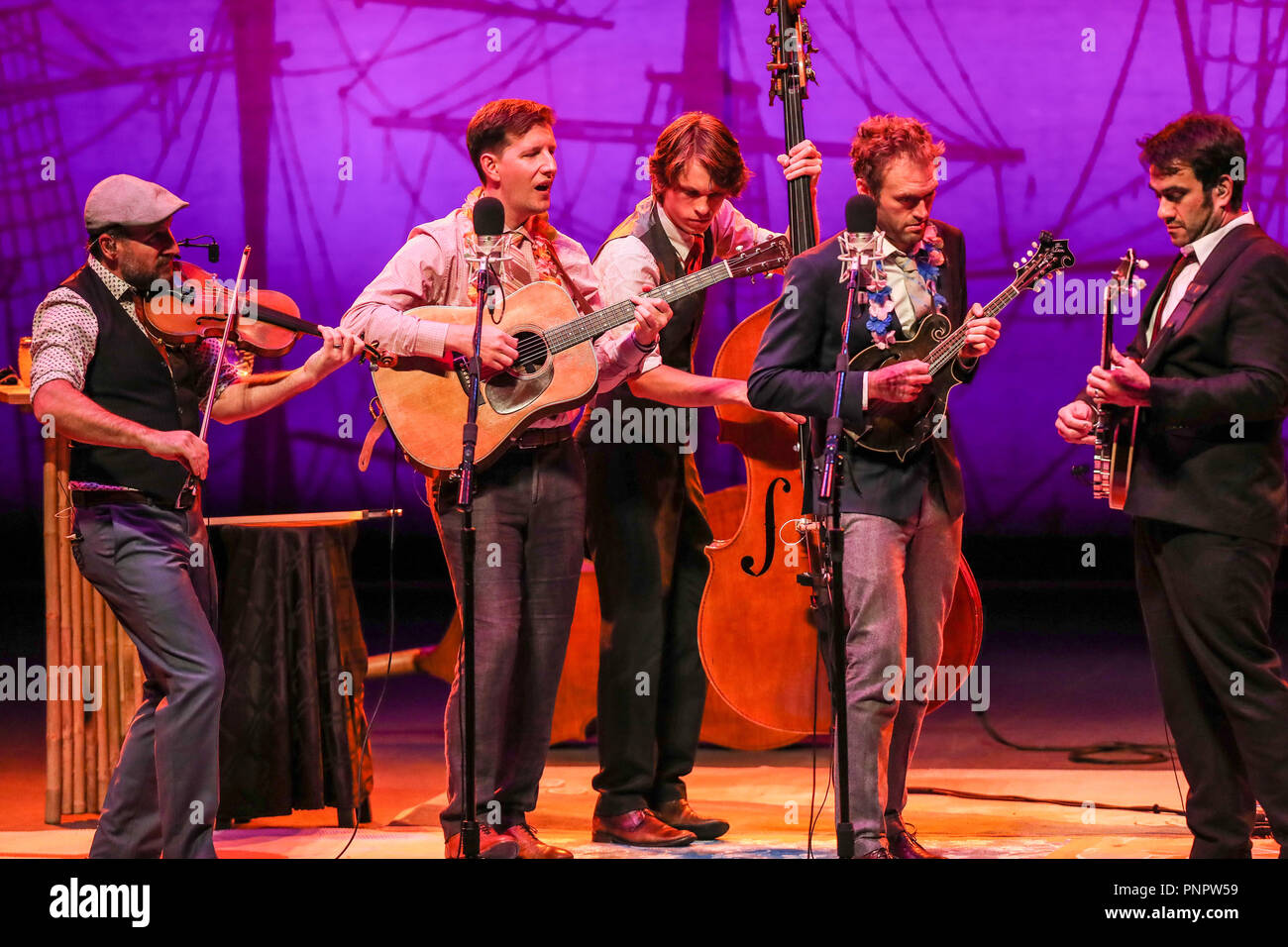 Bluegrass band fiddle hi-res stock photography and images - Alamy