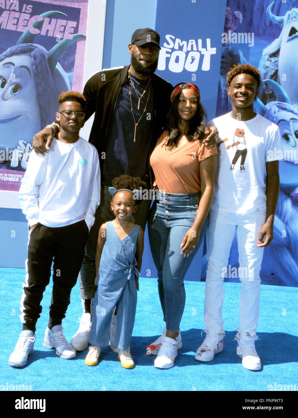 California, USA. 22 September 2018. Basketball Player LeBron James ...