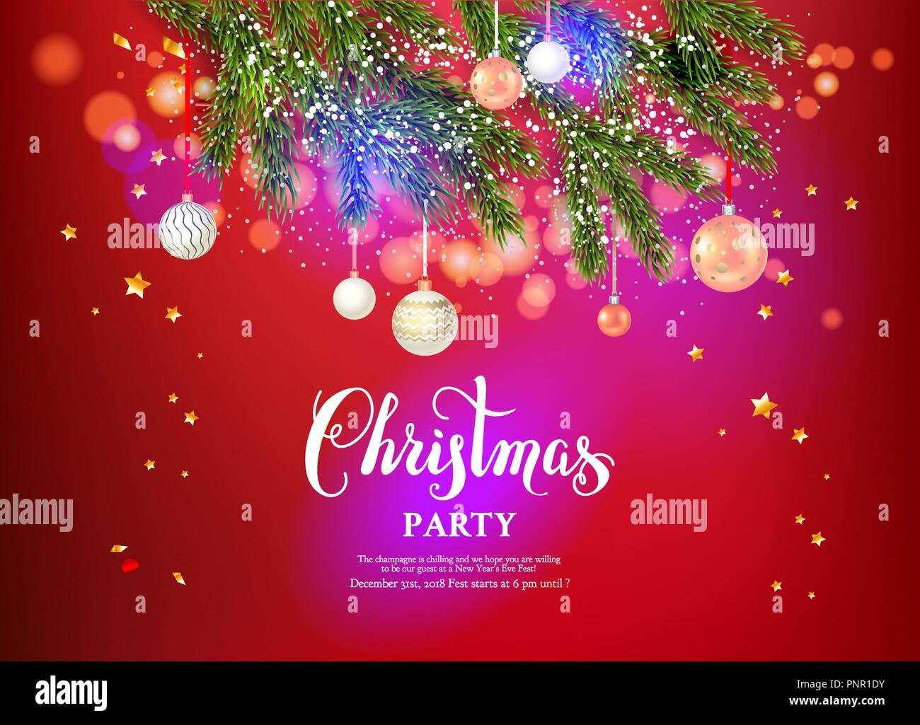 Decorate tree branch Stock Vector Images - Alamy